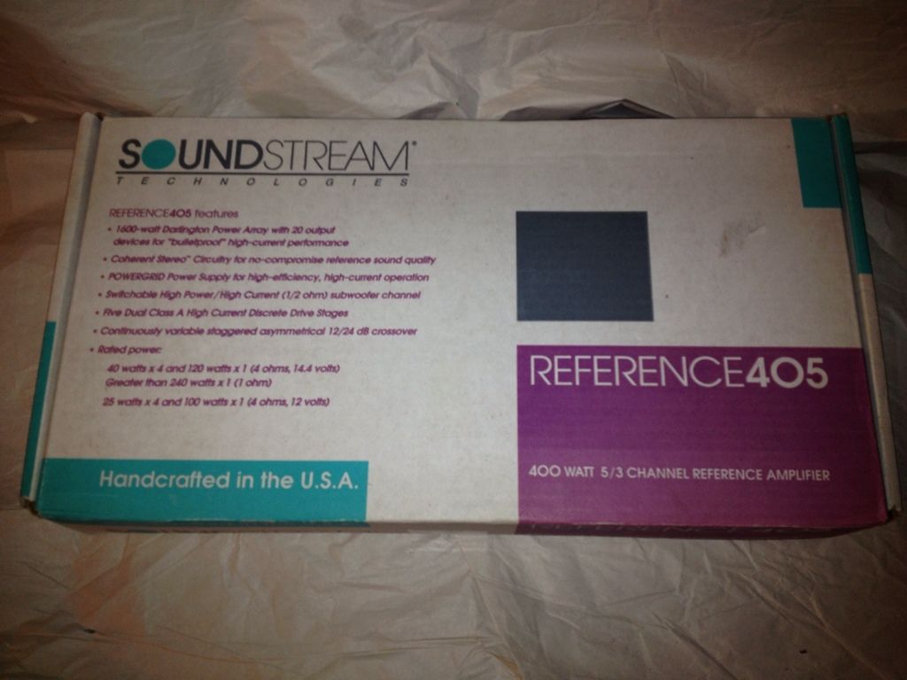 SoundStream Reference 500 and 405 | DIYMobileAudio.com Car Stereo Forum